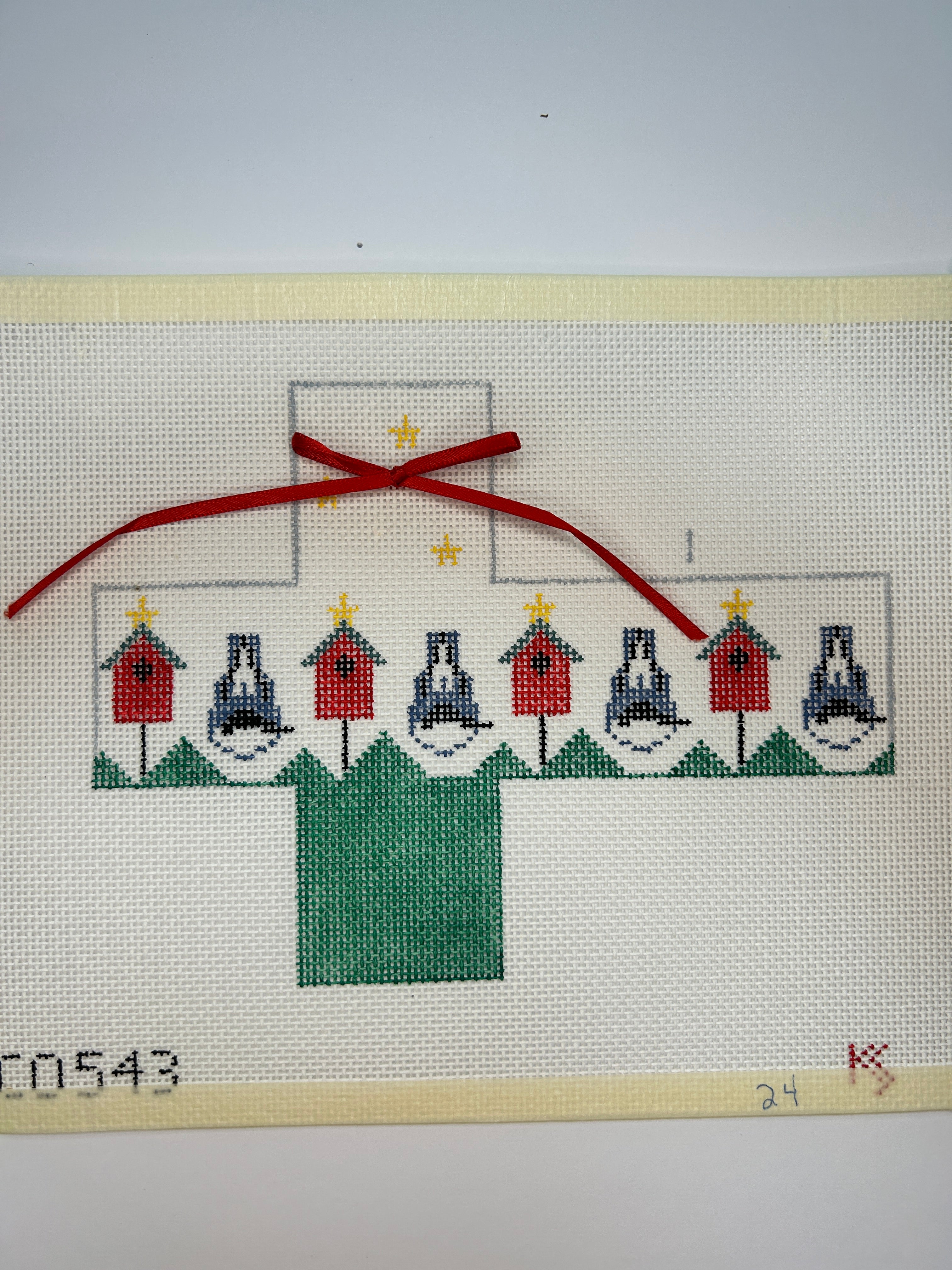Bird House Cube – Needlepoint Angels